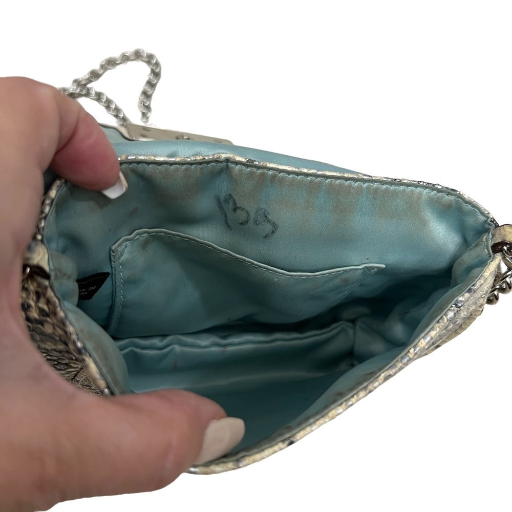 Coach Authentic Snake Skin Kristen Crossbody Purse An… - Gem